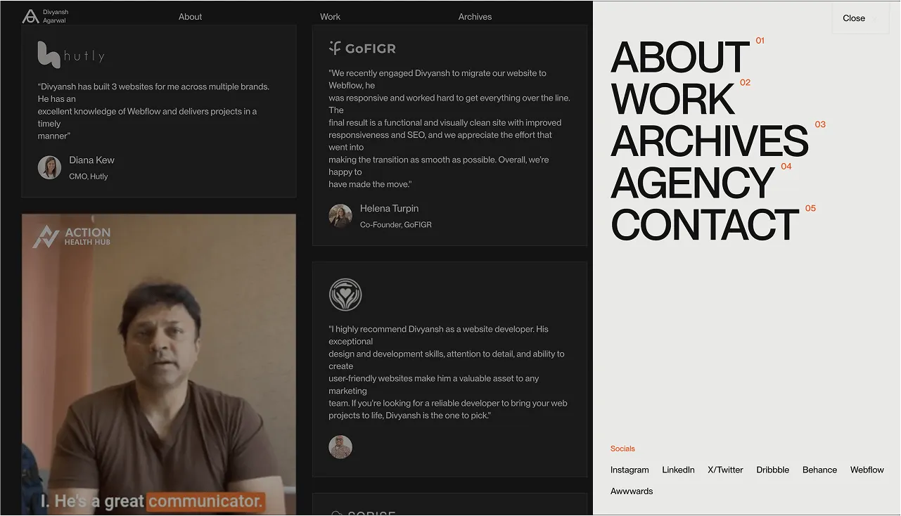 25+ Best Examples of SideBar Menu Designs | Navbar Gallery